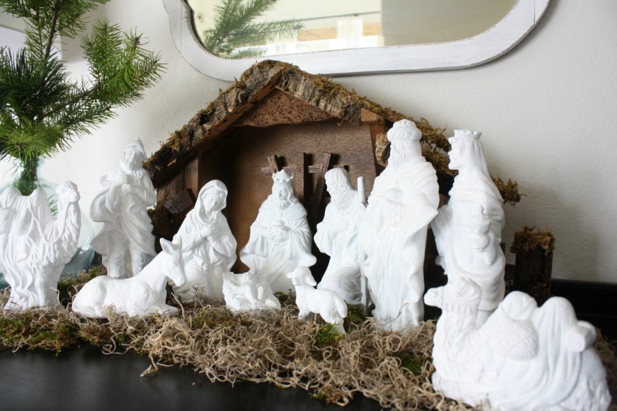 Nativity Scene Makeover - Crazy Wonderful