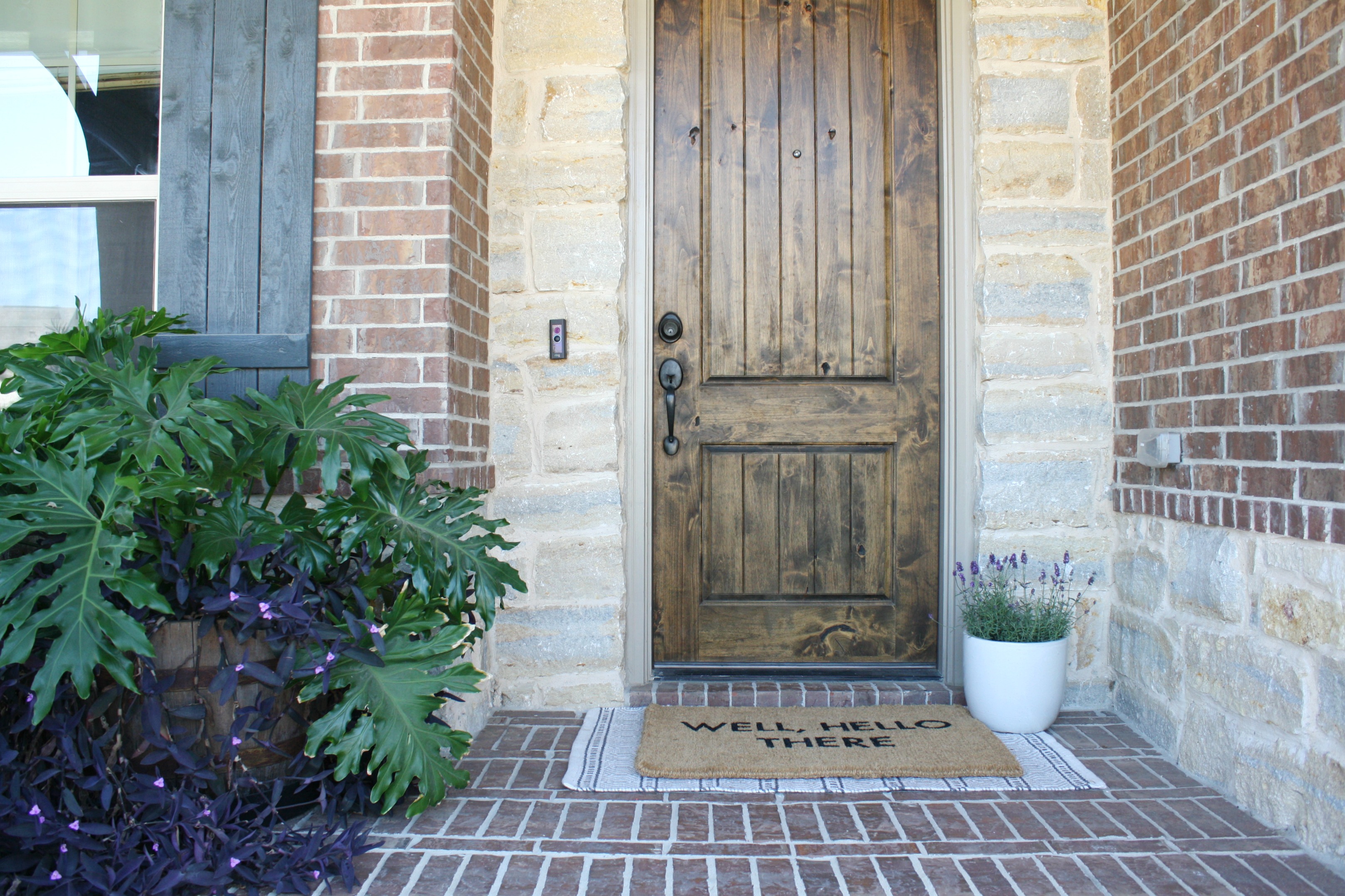 How to Paint a Doormat - Crazy Wonderful