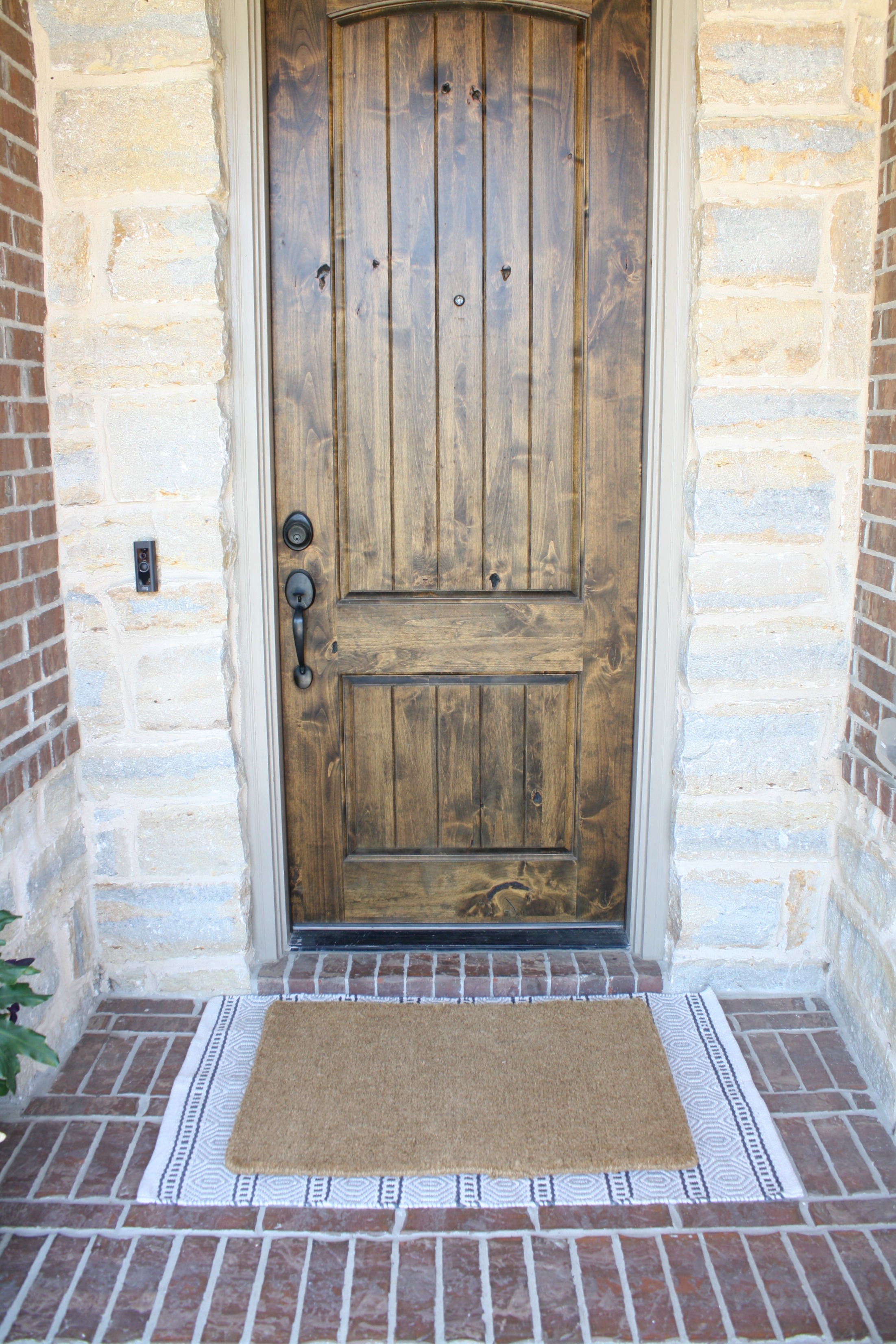 How to Paint a Doormat - Crazy Wonderful