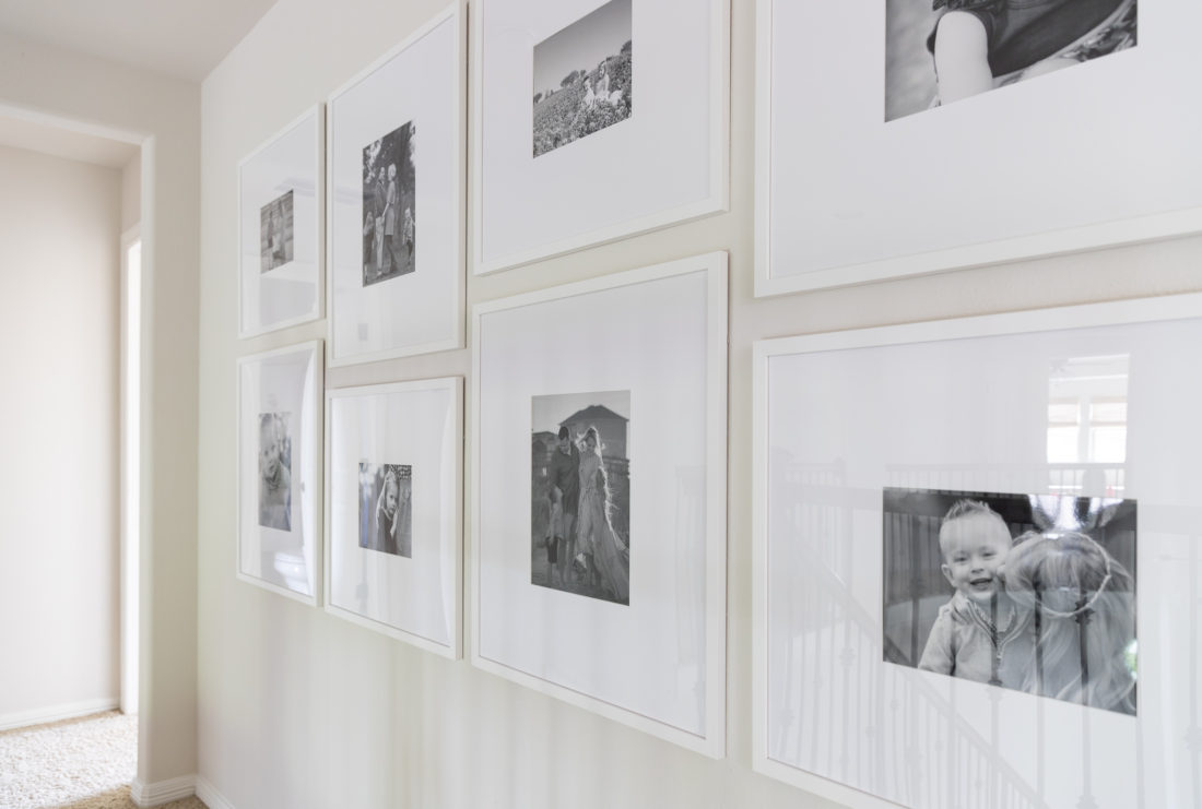 Gallery Wall with Custom Picture Frames - Crazy Wonderful
