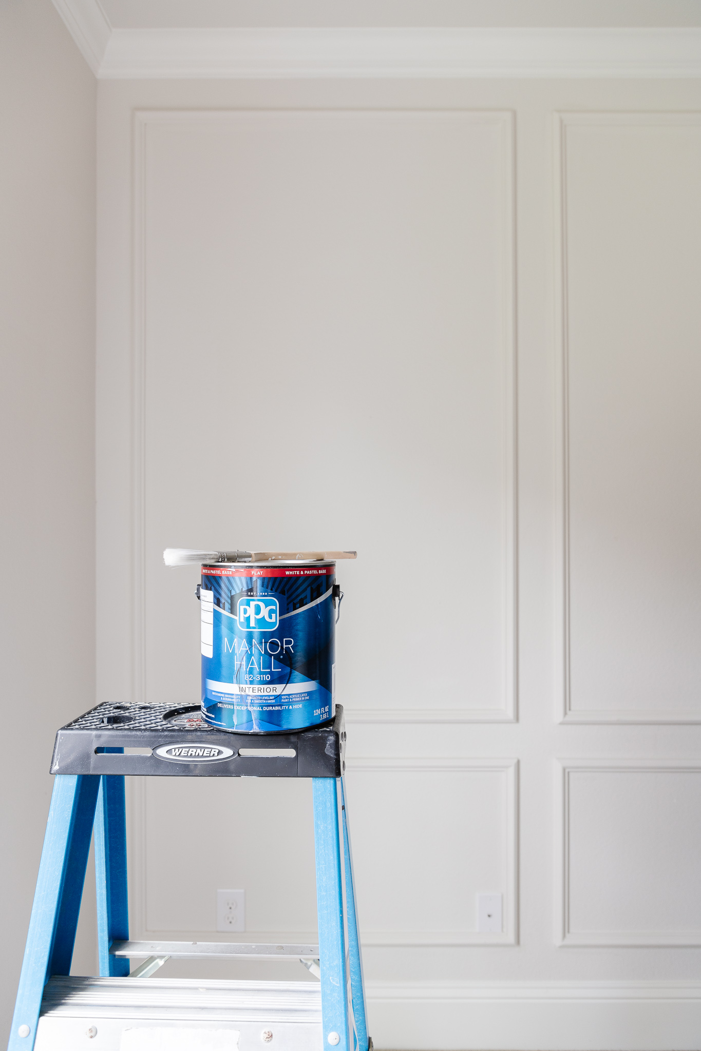 DIY Wall Moulding and PPG Paints - Crazy Wonderful