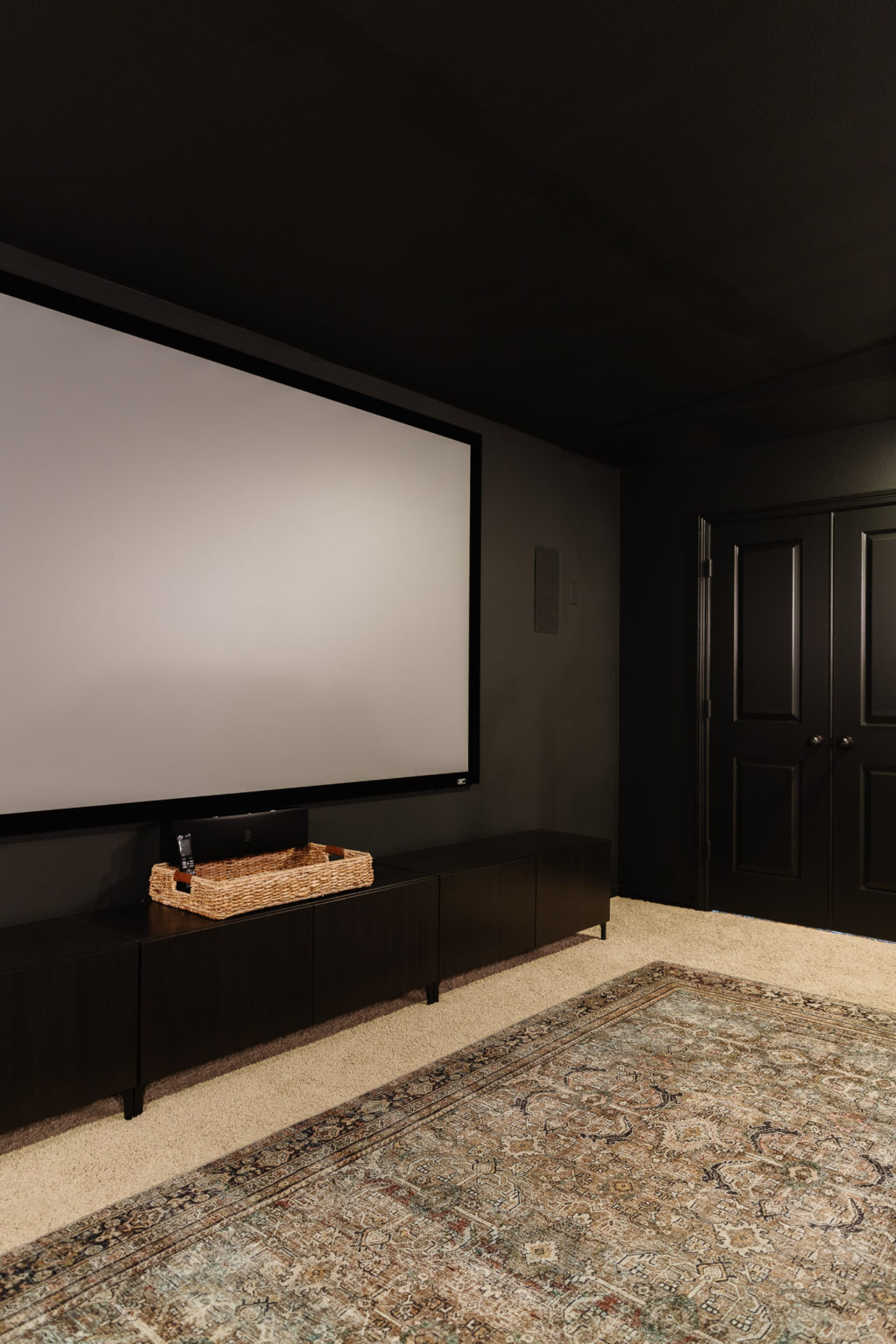 Our Finished Home Theater - Crazy Wonderful