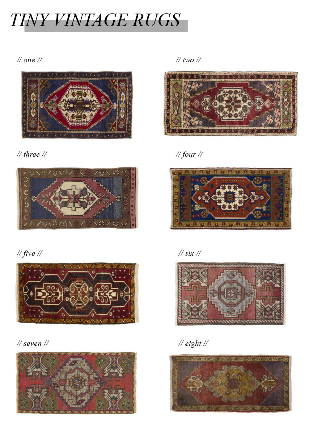 New to Me Vintage Rugs - Crazy Wonderful