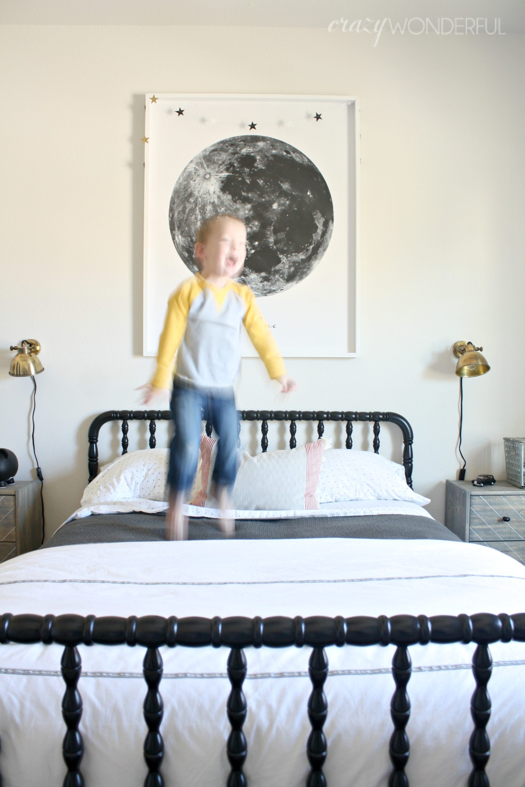 Sam's Bedroom Refresh Preview - Crazy Wonderful