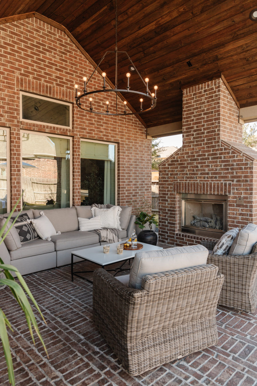 Outdoor Living Makeover with Bassett Furniture - Crazy Wonderful