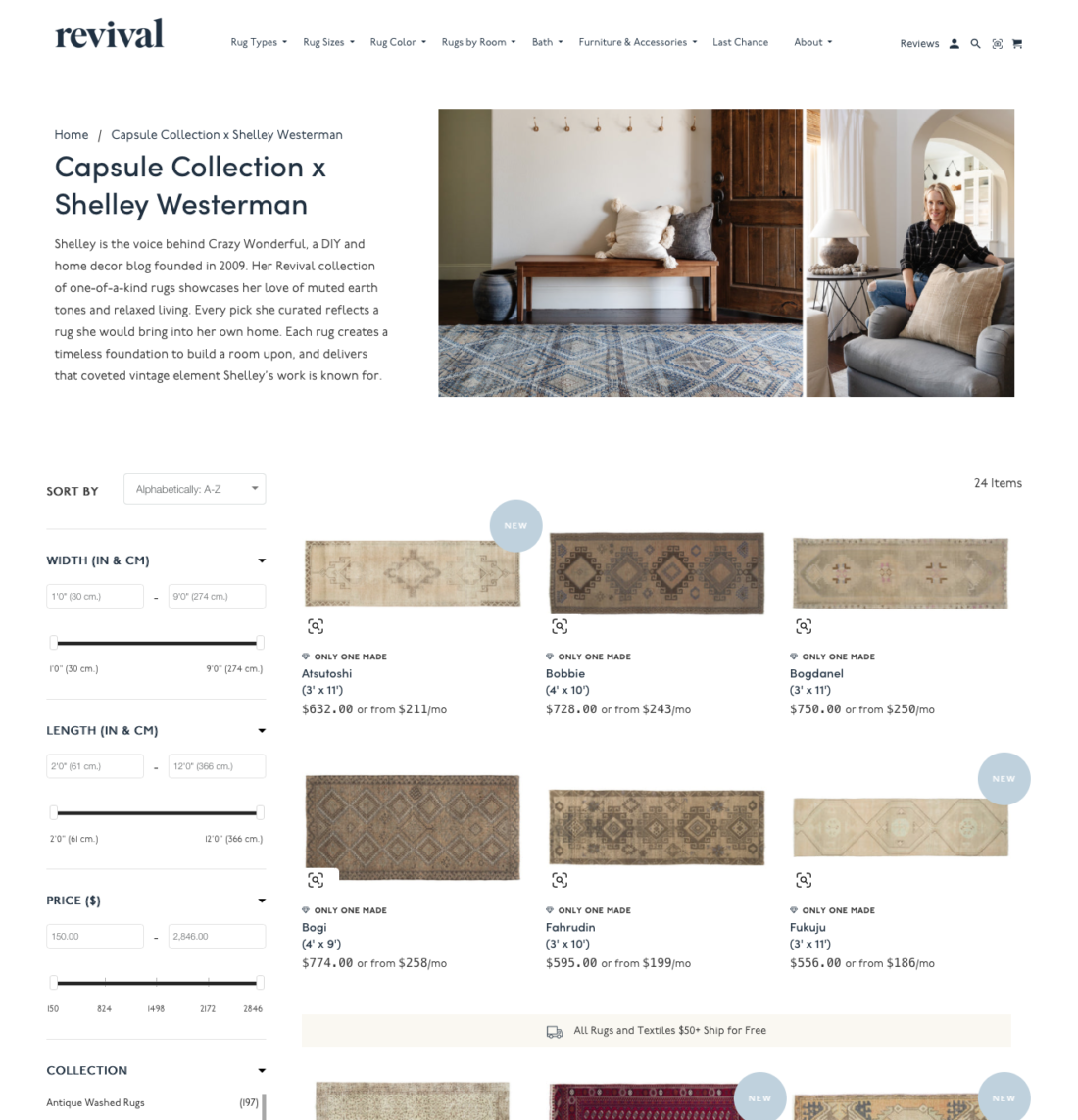 Revival x Shelley Westerman Capsule Collection - Crazy Wonderful