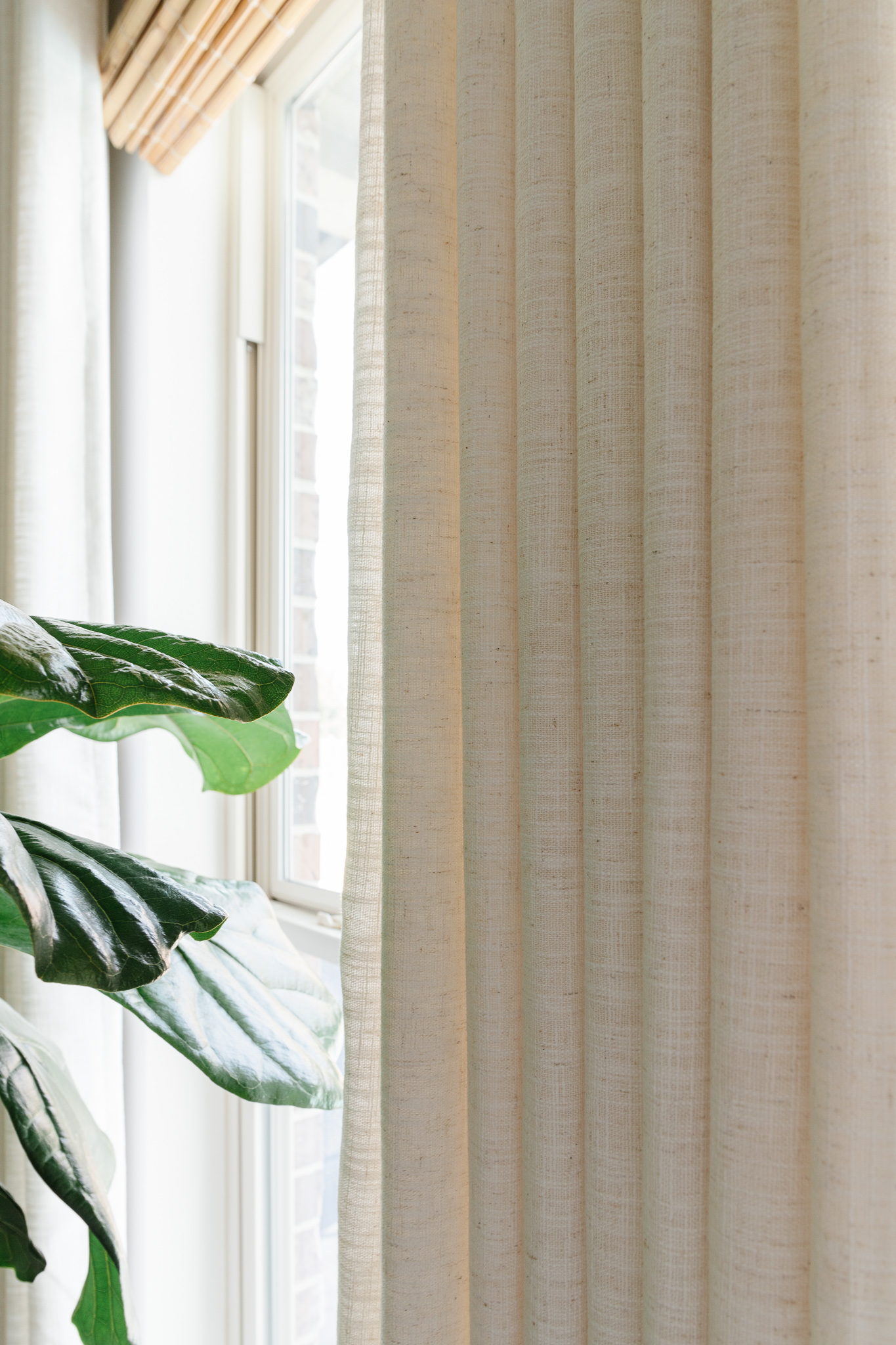 Drapes in our Kitchen Nook - Crazy Wonderful