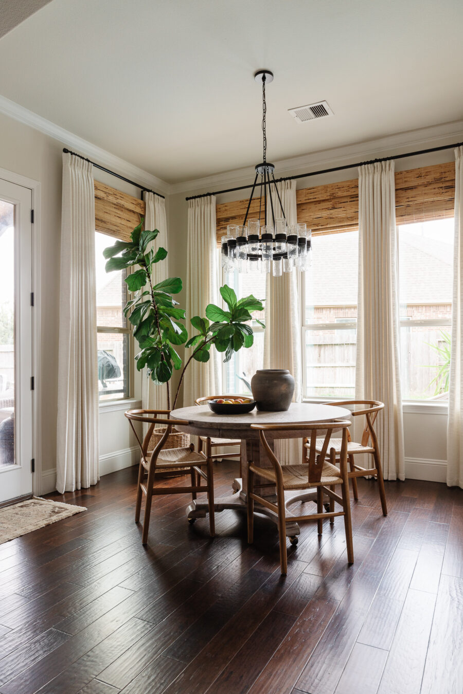 Drapes in our Kitchen Nook - Crazy Wonderful