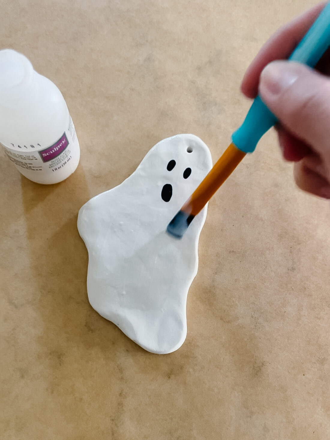 DIY Ceramic Ghost Garland - Crazy Wonderful